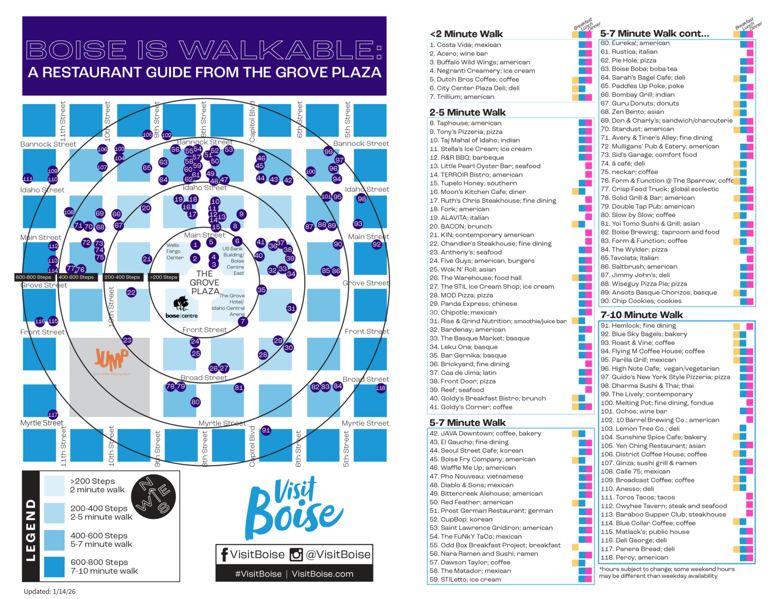 Restaurant Map | Visit Boise