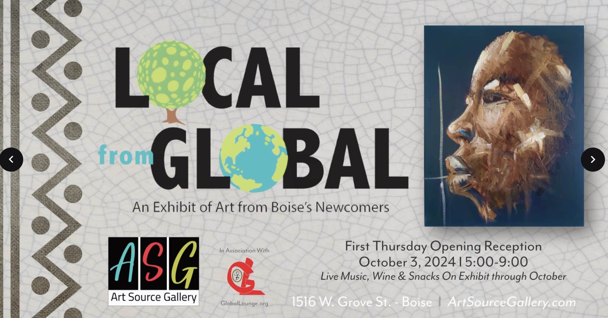 First Thursday: opening reception of "Global From Local" exhibit at Art ...