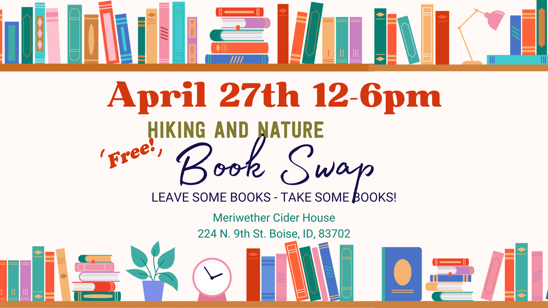 Book Swap: Hiking and Nature Books | Visit Boise